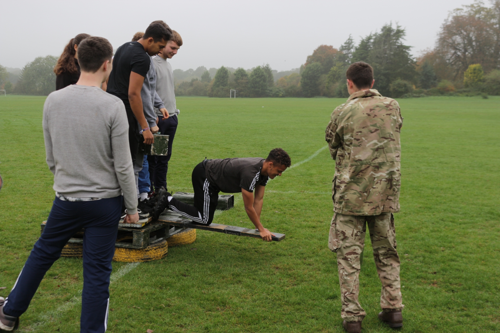 Army Bus comes to College - Reigate College