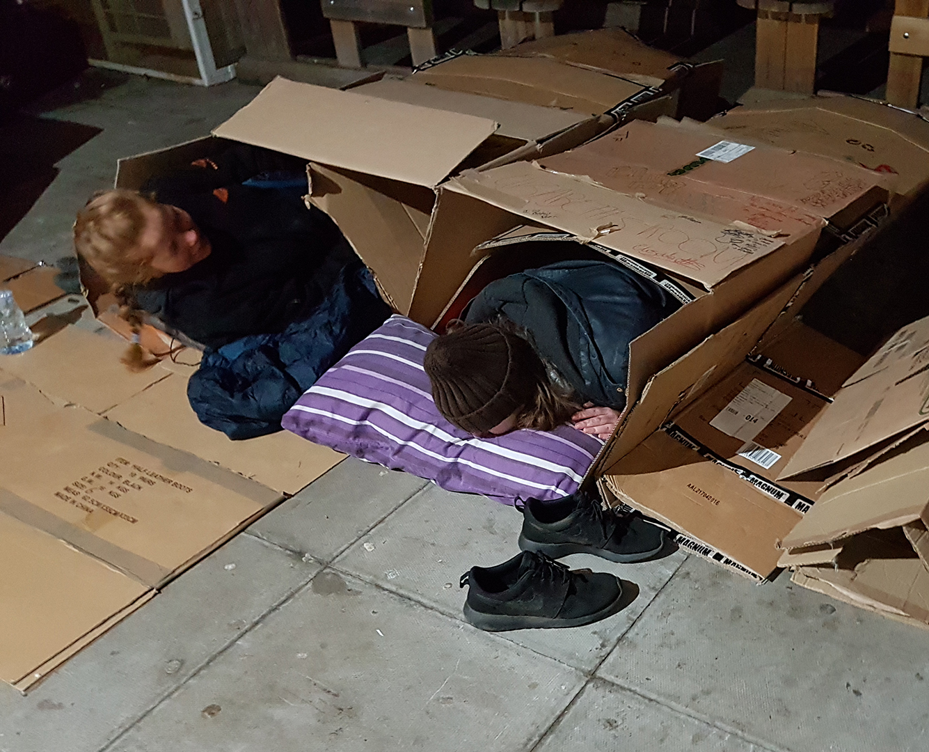 College students ‘sleep rough so others don’t have to’ - Reigate College