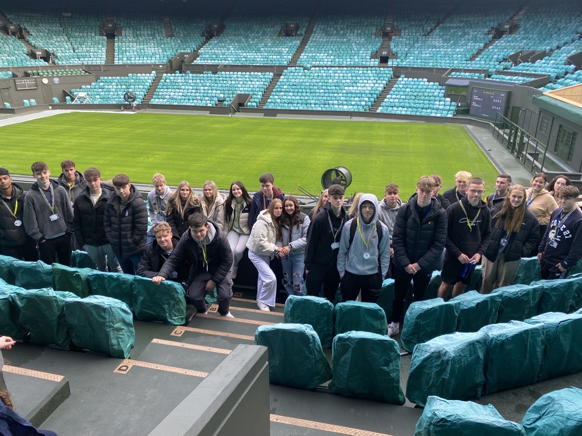 BTEC Sport students visit Wimbledon - Reigate College