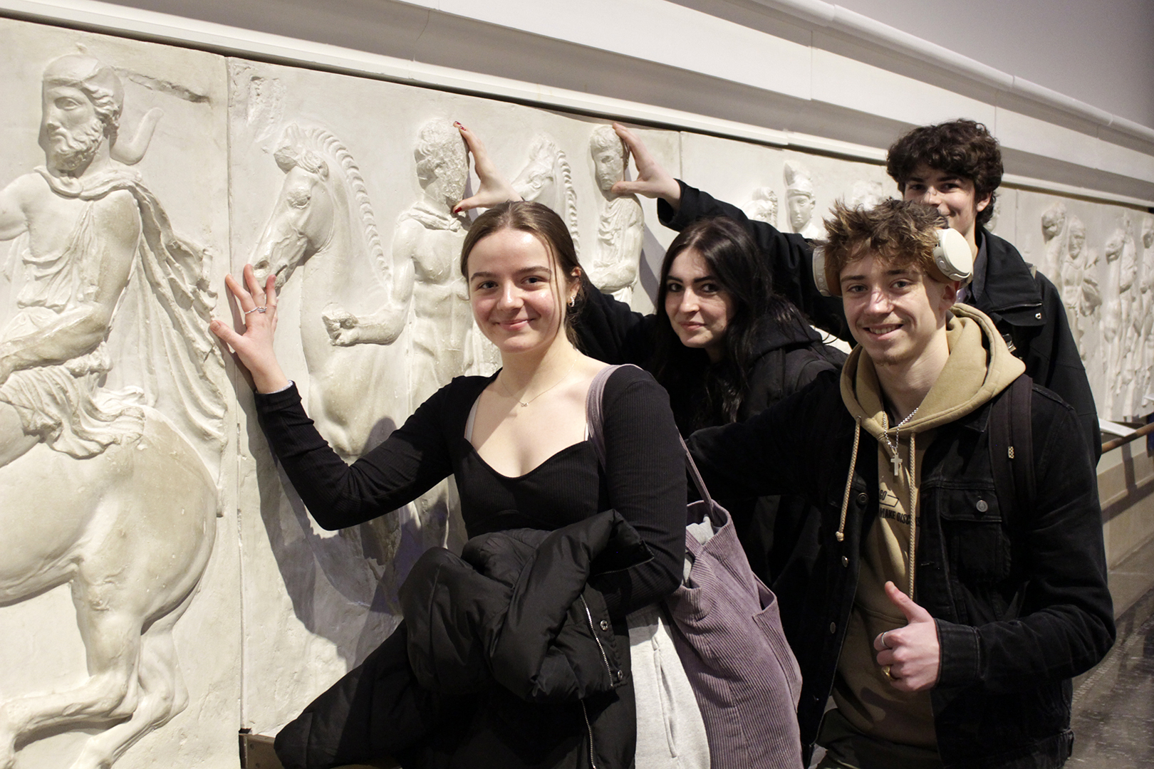 Classical Civilisation students visit the British Museum - Reigate College