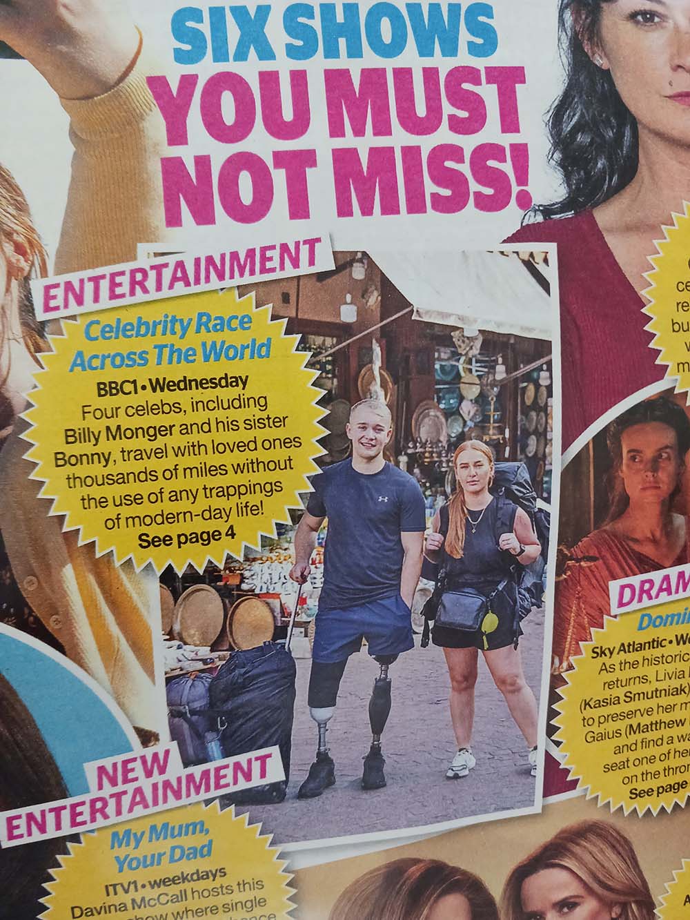 Billy Monger in Celebrity Race Across the World - Reigate College