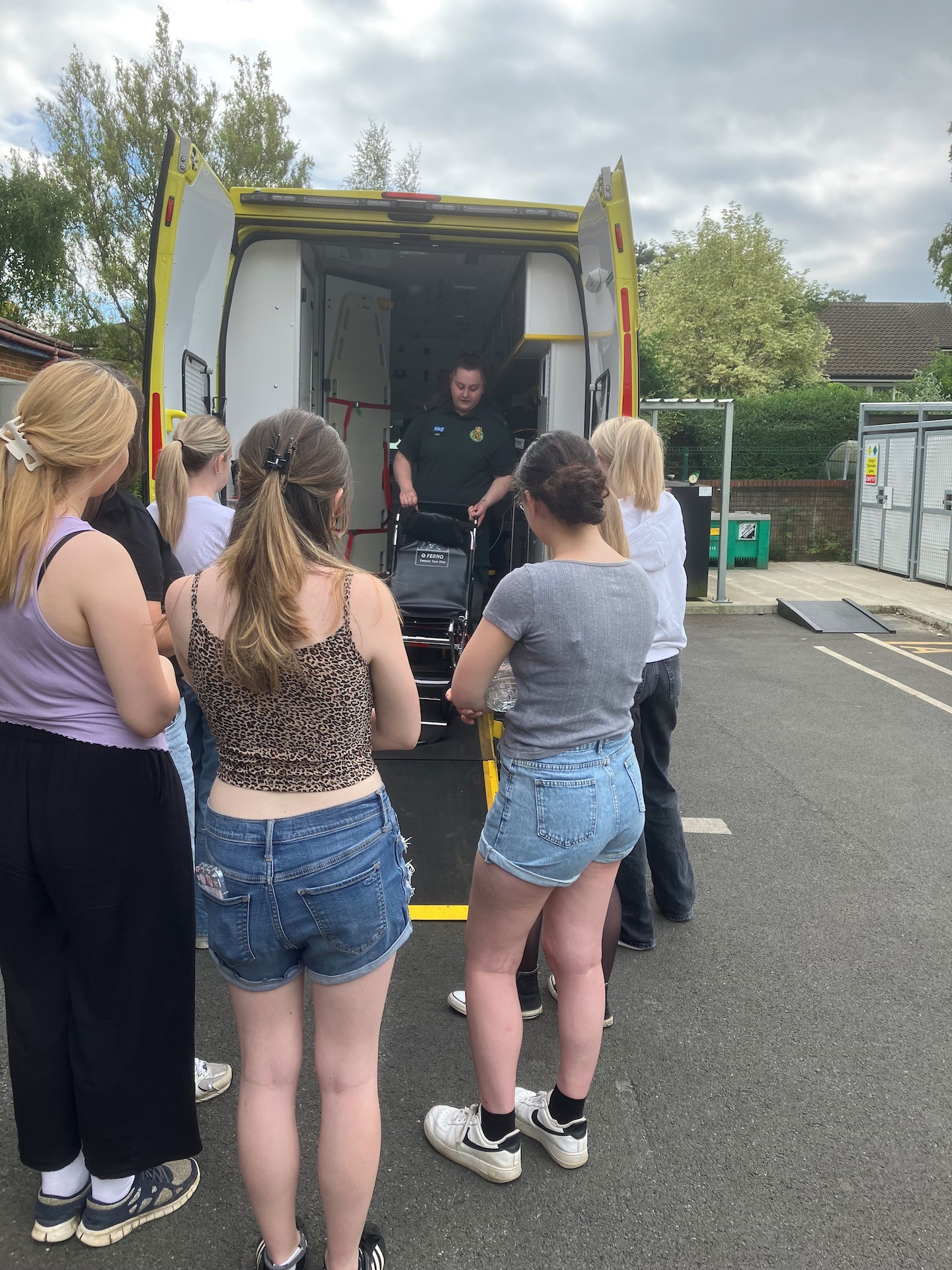Students delve into emergency care careers - Reigate College