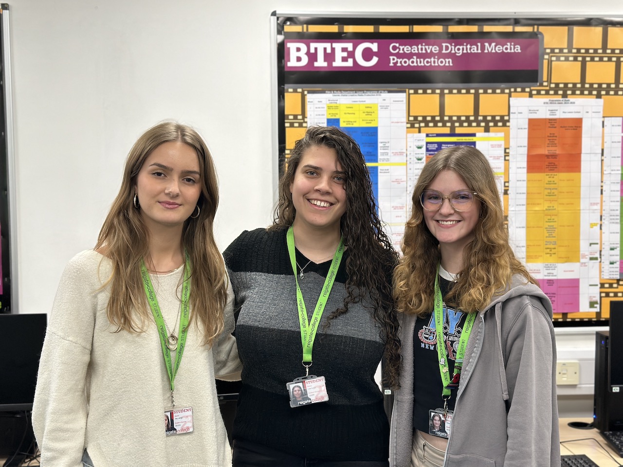 Creative Digital Media Production students hit the spot! - Reigate College
