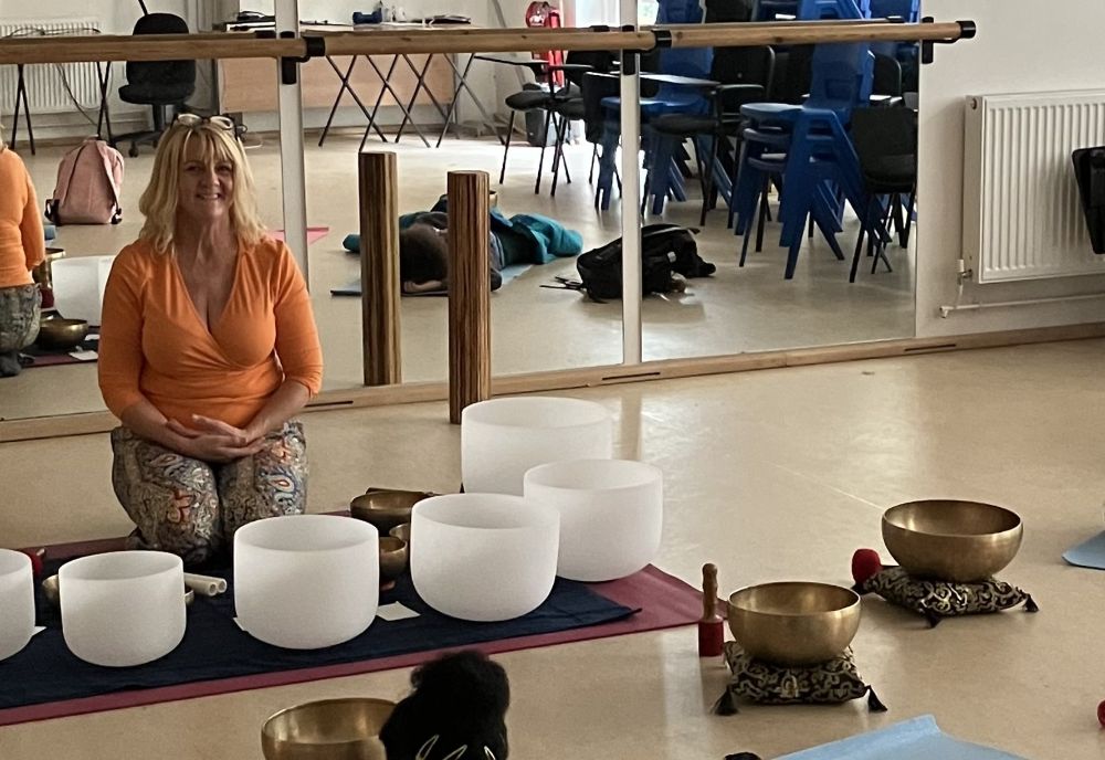 Students enjoy free sound bath experience - Reigate College