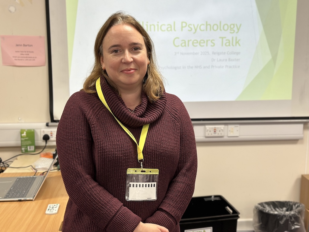 Pathway talk demystifies life as a clinical psychologist - Reigate College